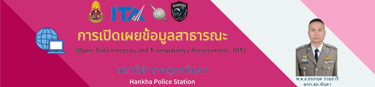 O8 : คู่มือการปฏิบัติงาน สำหรับเจ้าหน้าที่ (ITA 68) – สถานีตำรวจภูธรหันคา ภ.จว.ชัยนาท