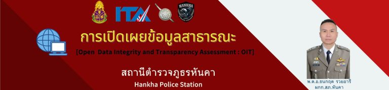 ข้อมูลพื้นฐาน ITA 68 – สถานีตำรวจภูธรหันคา ภ.จว.ชัยนาท