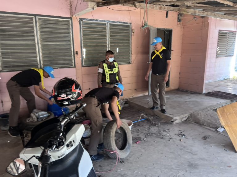 ข้าราชการตำรวจชุดจิตอาสาพัฒนา ร่วมกันทำความสะอาด ปรับปรุงภูมิทัศน์ ...